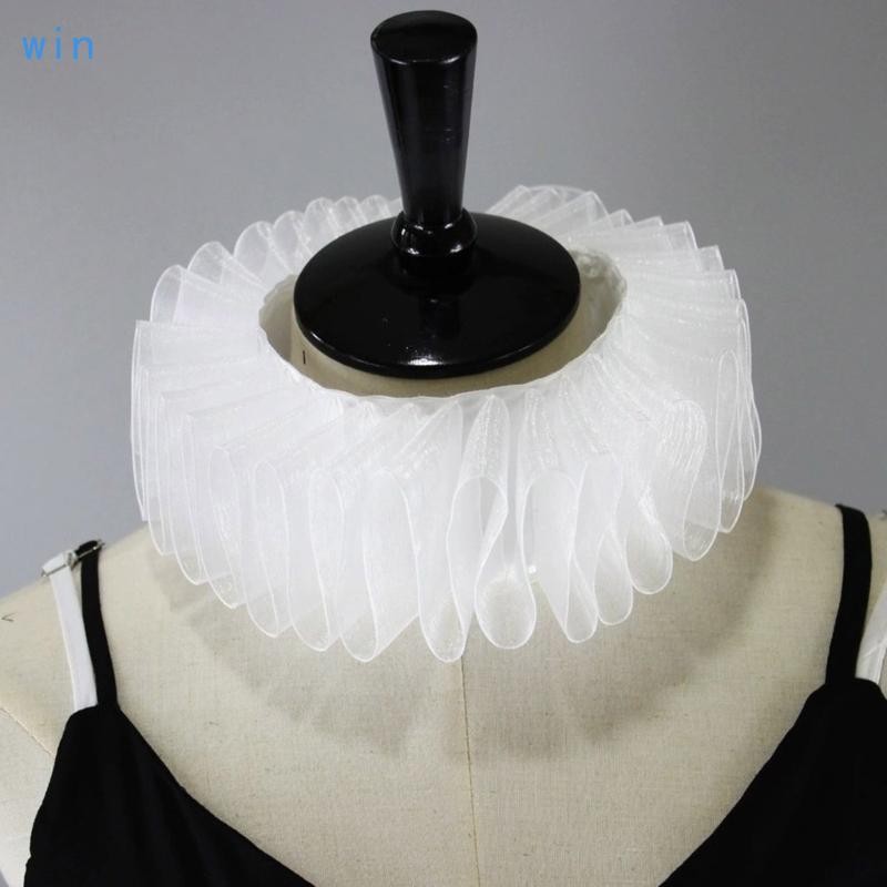 Neck Ruff Collar สไตล์เรเนซองส์ และข้อมือสำหรับงานปาร์ตี้ Halloween ...