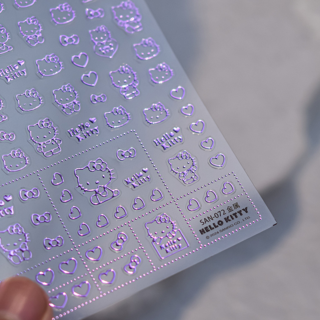 [Meow.Sensei] Sanrio & tomoni Cooperation Style Gilding Nails Sticker ของแท้ Co-Branded SAN ...