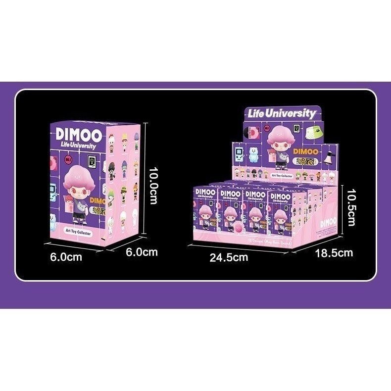 ของแท้ POPMART POPMART DIMOO Social University Series Mystery Box Doll ...