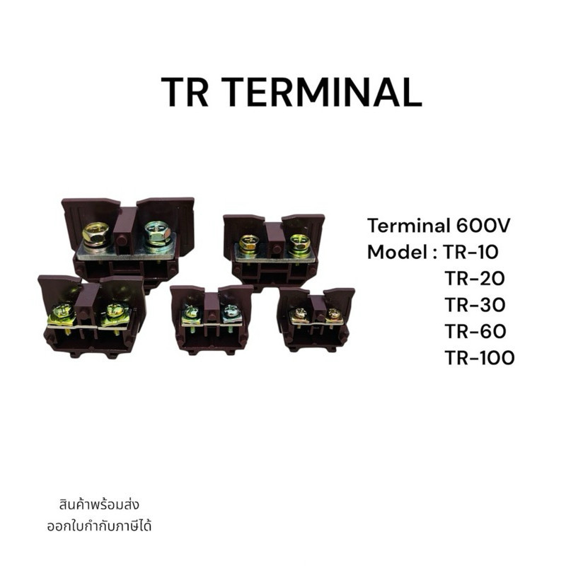 แพ็คละ5ชิ้น Terminal TR-10 TR-20 TR-30 TR-60 TR-100 | Shopee Thailand