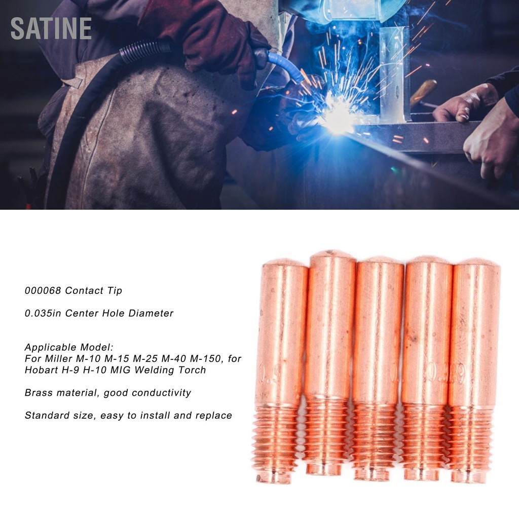 SaTine 30PCS เคล็ดลับ 000068 0.035in เครื่องเชื่อมเคล็ดลับเชื่อม ...