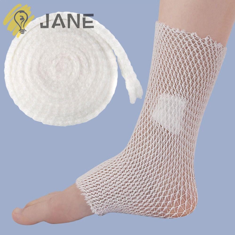 Jane Tubular Bandage, สีขาว Fix Breathable Bandage Elastic Wound ...