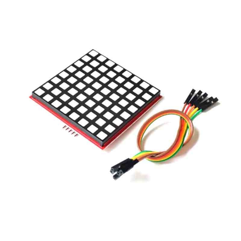 Raspberry Pi 3 2 B LED เต็มหน้าจอ dot matrix หน้าจอ 8X8 dot matrix ...