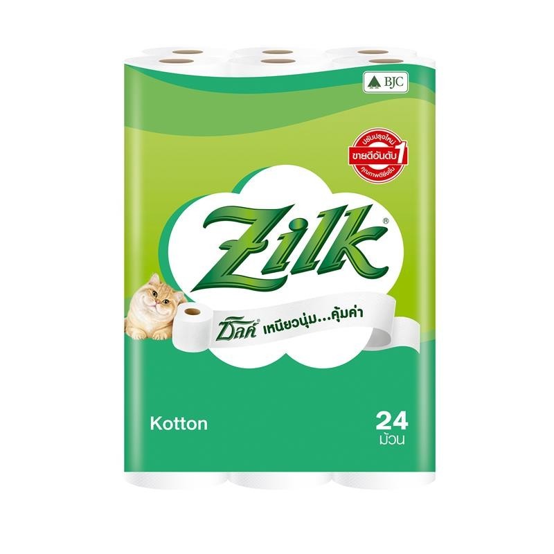 ZILK กระดาษชำระคอตตอน (แพ็ค24ม้วน) | Shopee Thailand