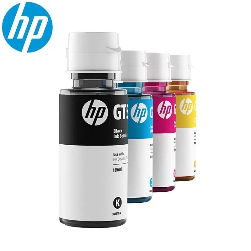 หมึก HP GT53 XL GT53 GT52 ชุด 4 สี 4 ขวด รับประกันคุณภาพของแท้ 100% ...