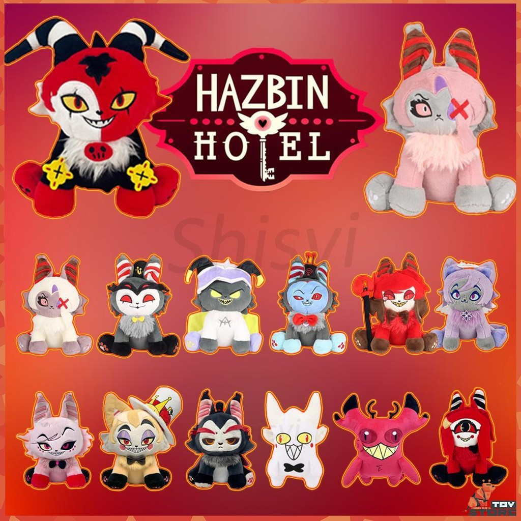NEW! Hazbin Hotel&Helluva Boss meow ตุ๊กตา | ตุ๊กตาเหมียว Alastor ...