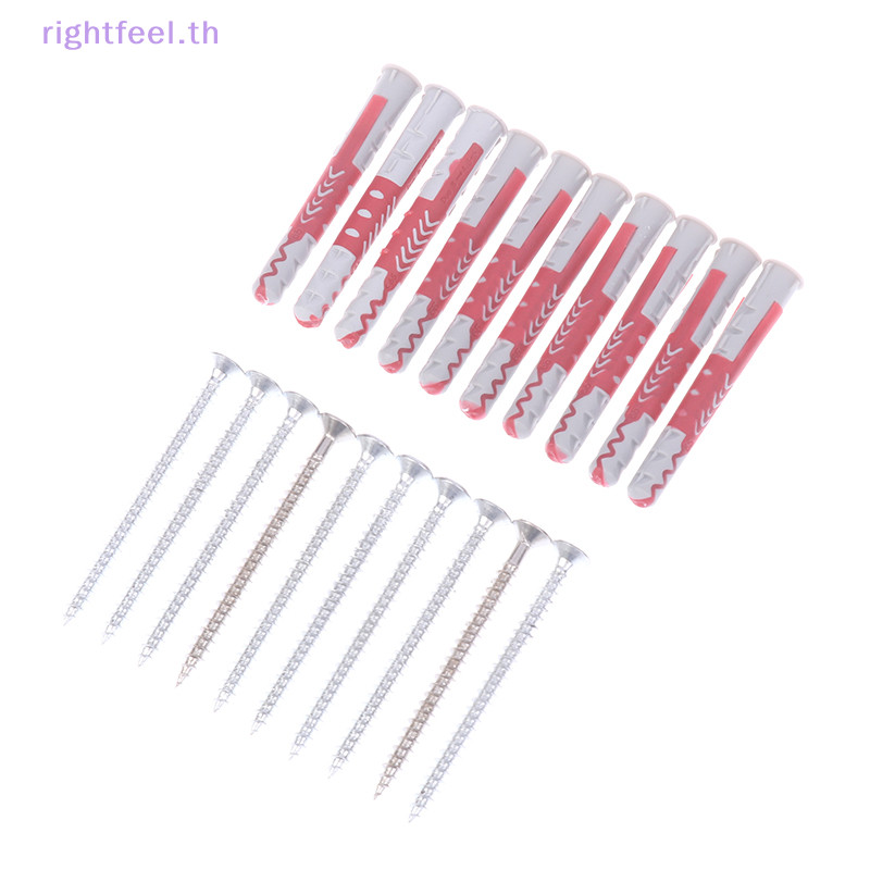 Rightfeel.th 10 ชุดท่อขยาย M8 Safety Anchor Bolt ท่อขยายท่อไนลอน Hollow ...