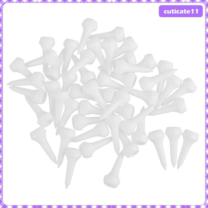 [Cuticate1] แพ็ค 50 ชิ้น Professional White Golf Tee Tees 35 มม. (1 3/8 ...