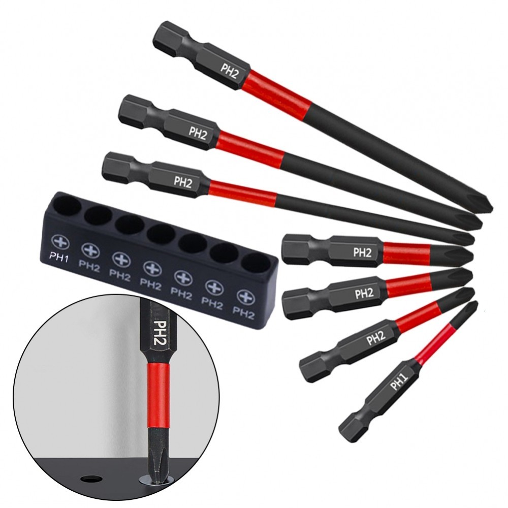 【ECHO】Cross Screwdriver Bits Clearly Marked Sizes Easy To Wear Magnetic ...