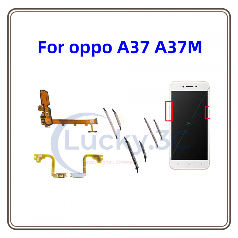 Flex ปุ่มเปิดปิดสําหรับ OPPO A37 A37f, A37fw, A37m บนปุ่มปรับระดับเสียง ...