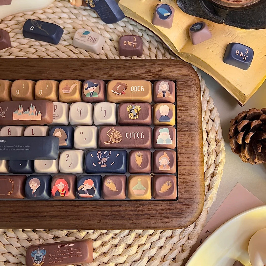 Hogwarts Keycap Cherry/XOA Profile 142 คีย์ PBT ห้าด้าน Dye Sublimation ...