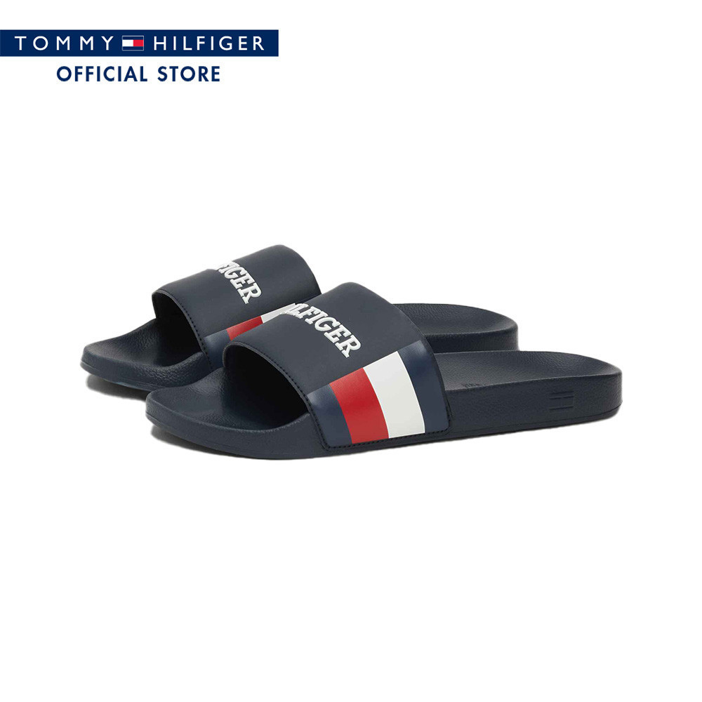 Tommy Hilfiger รองเท้าแตะ ผู้ชาย รุ่น FM0FM05093 DW5 - สีน้ำเงิน ...