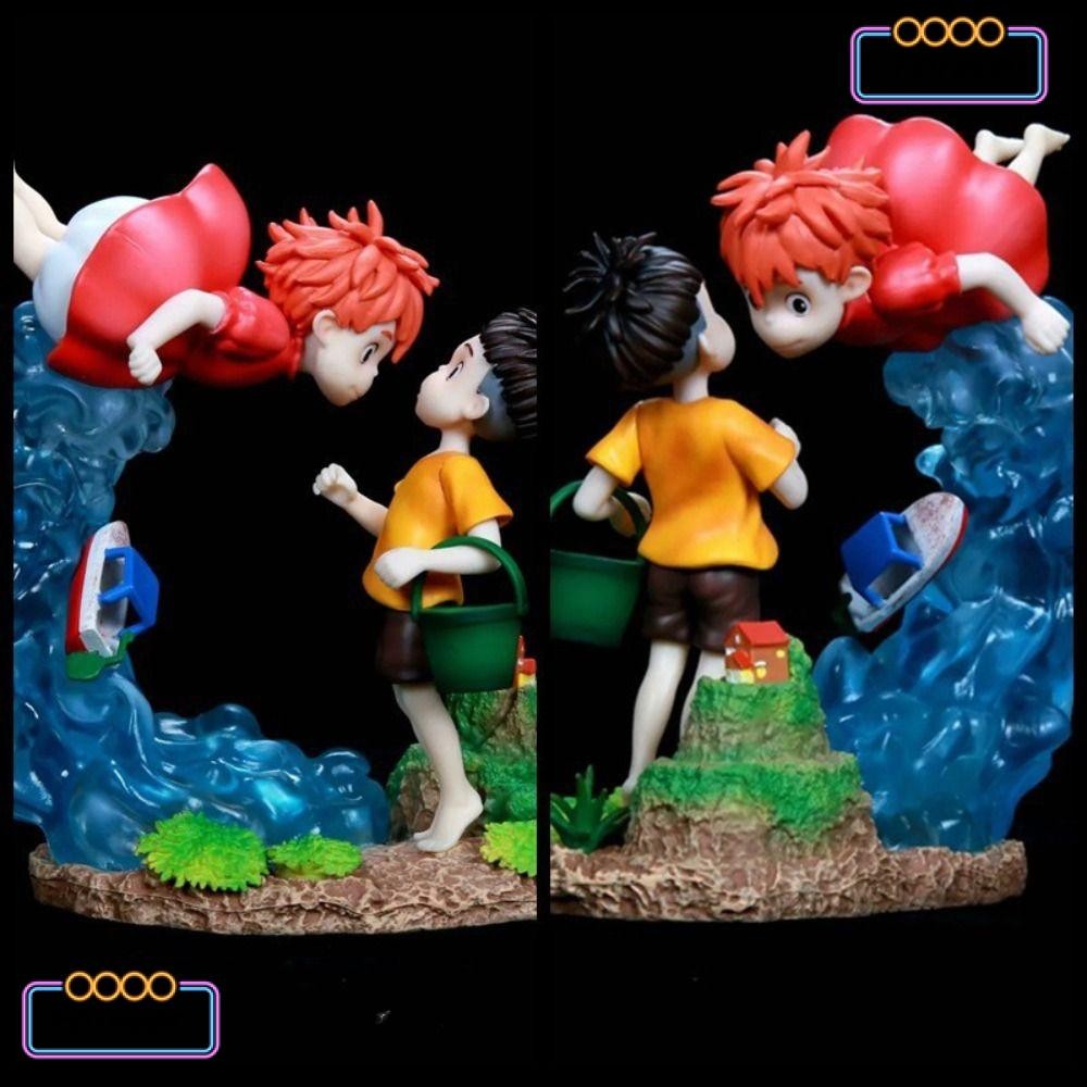 Forever Ponyo บนรูปหน้าผา, Tide Play PVC Ponyo Sousky Seagal รูป ...