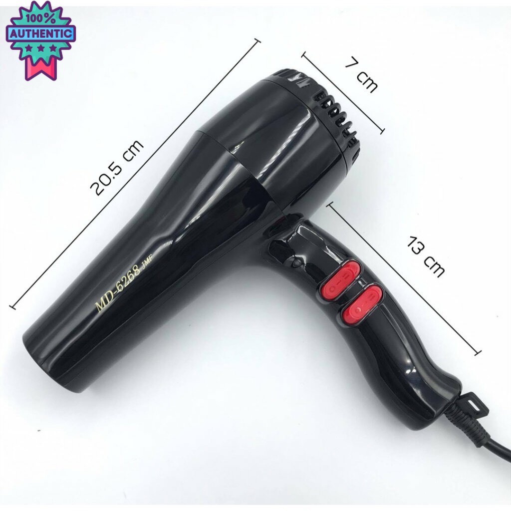 ️ ไดร์เป่าผม JMF Hair dryer เครื่องเป่าผมไฟฟ้า ไดร์ ไดร์จัดแต่งทรงผม รุ่นยอดนิยม 1000วัตต์ ลม ...