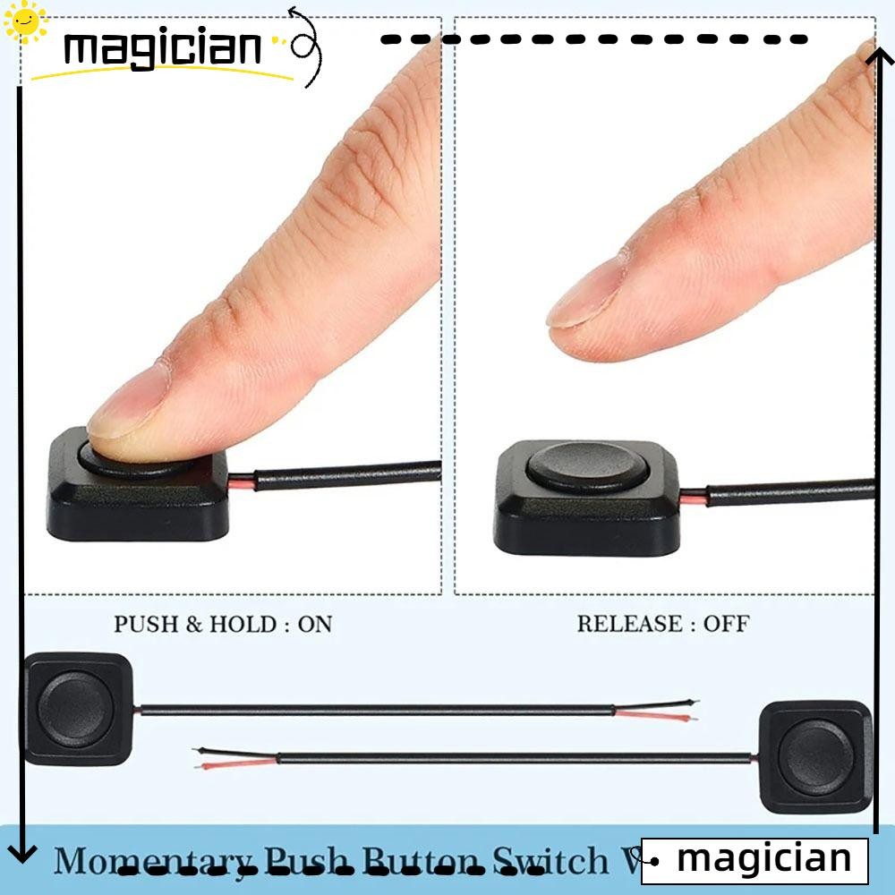 สวิตช์ปุ่ม MAG Mini, กาว 12V Momentary Push Button, รถยนต์ Suppliesvv ...