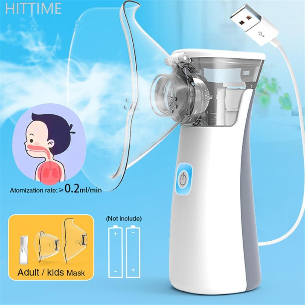 Fail Fail Hittime แบบพกพา Mini มือถือเงียบตาข่าย Nebulizer Asthma ...