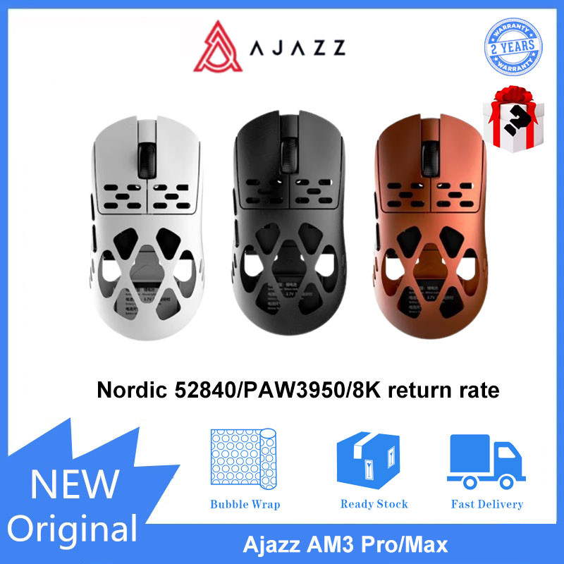 Ajazz AM3 Pro/Max Magnesium alloy PAW3950 เมาส์น้ําหนักเบา | Shopee ...