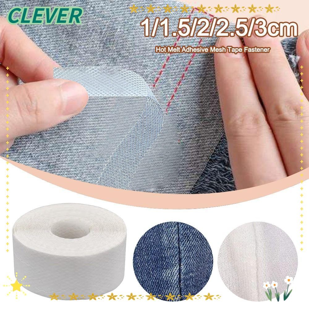 CLEVER เย็บเทปทอ Inter, 50M สองด้าน Hot Melt กาวตาข่ายเทป Fastener, ทน ...