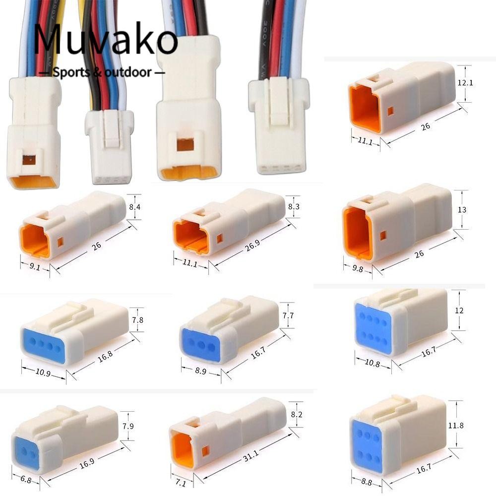 MUVAKO JST JWPF ชายหญิง Butt Plug, 03R-JWPF-VSLE-S 2 3 4 6 8 pin ...