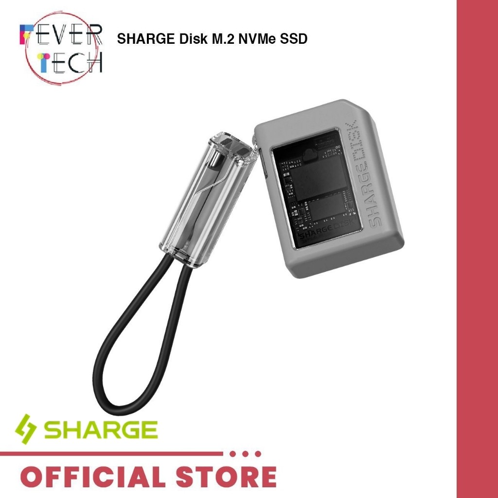 Shargeek/Sharge Disk M.2 NVMe SSD Enclosure System 10Gbps USB C 3.2 ...