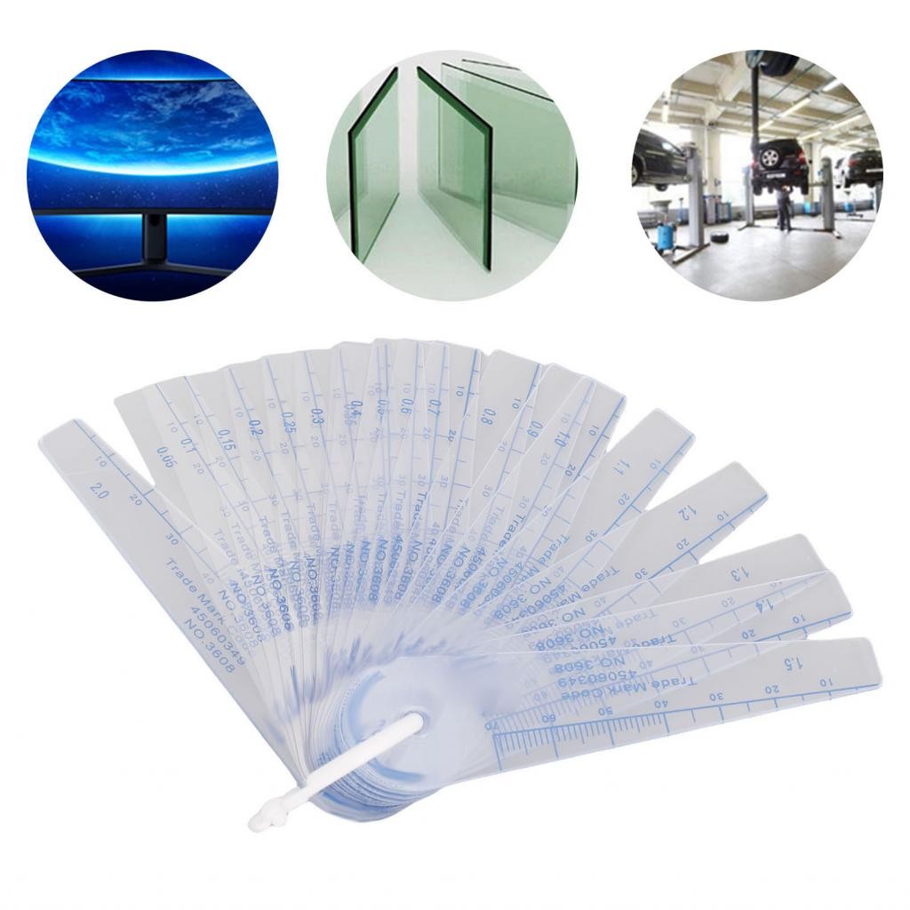 Metric Plastic Feeler Gage แม่นยำช่วงกว้าง 20 ใน 1 เอนกประสงค์ที่มี ...