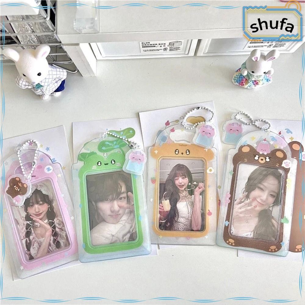 SHUFA Photocard ขนาด 3 นิ้ว สำหรับอัลบั้มภาพถ่ายไอดอล K-Pop กับพวงกุญแจ ...