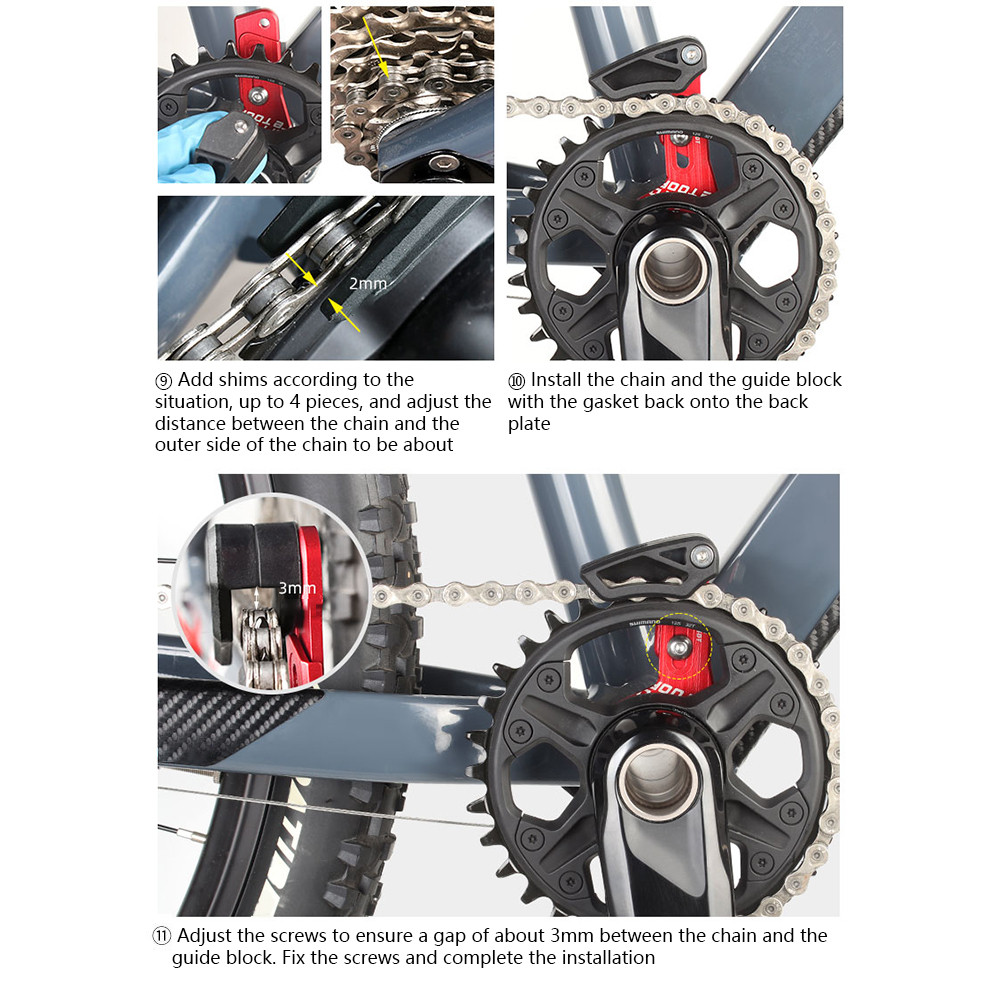 คู่มือโซ่จักรยาน ISCG 03/05 สำหรับ MTB ขนาด 30-40T ติดตั้งง่าย | Shopee ...