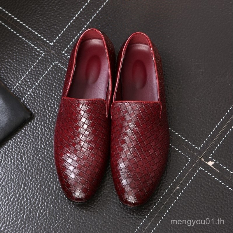 ใหม่หนังผู้ชาย LOAFER TOPSIDER SHOES รองเท้าหนังผู้ชายรองเท้าไม่มีส้น ...