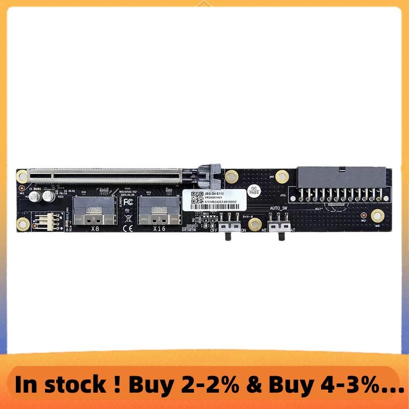 2 พอร์ต SlimSAS การ์ดภายนอก PCIe4.0 X16 แล็ปท็อปไปยังกราฟิกการ์ดวิดีโอ ...