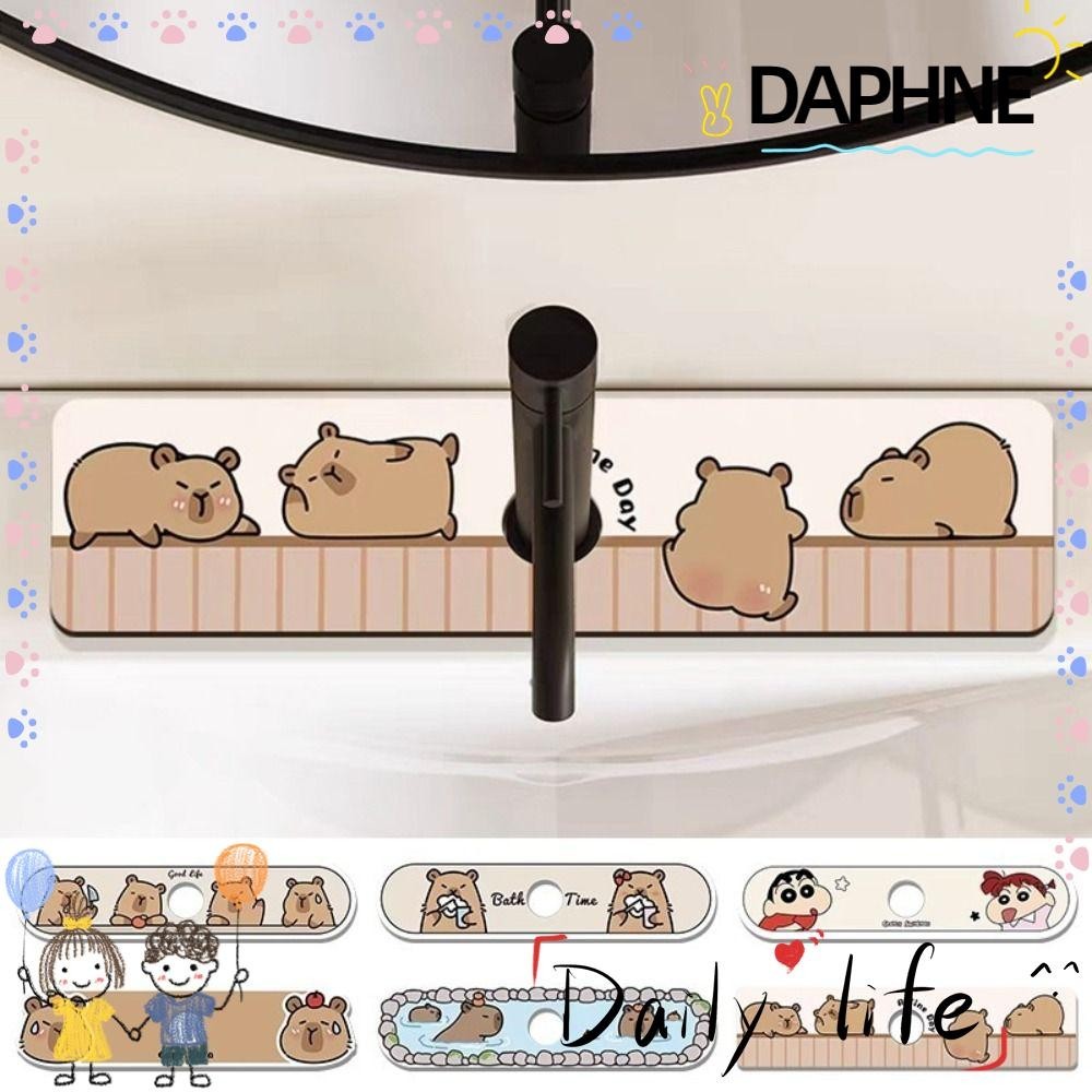 Daphne แผ่นดูดซับอ่างล้างจาน, ไดอะตอมโคลน Super Absorbent Capybara ...