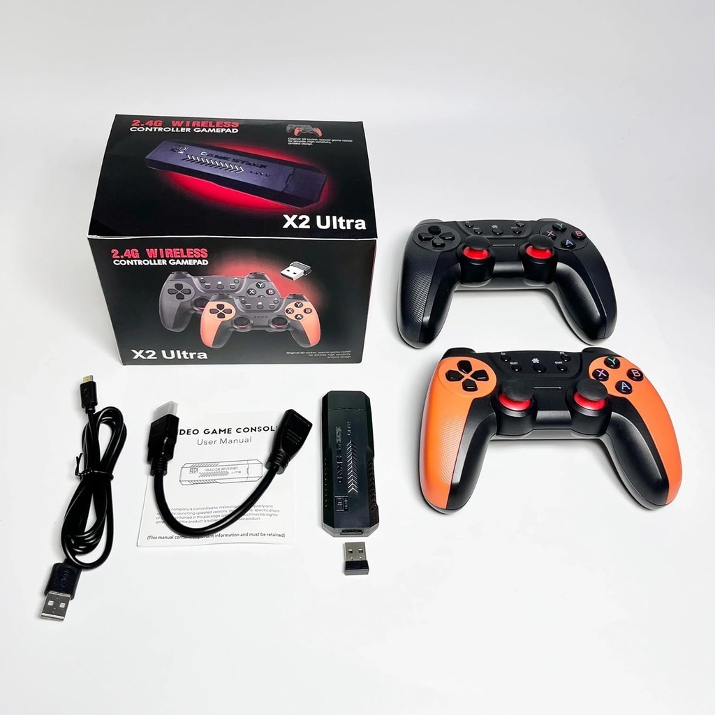 X2 Ultra เกม Stick 4k 128G 40000 เกม UItra เกม Stick HD คอนโซลวิดีโอเกม ...