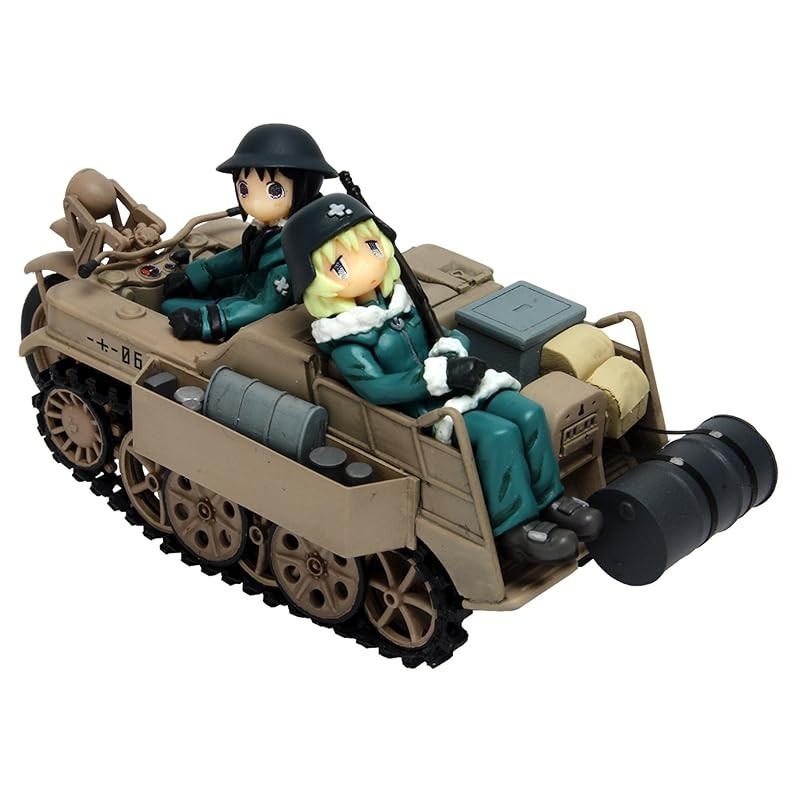 Platz Girls Last Tour Kettenkrad w/ Chito & Yuuri รูป 2 ชุด 1/35 ขนาด ...
