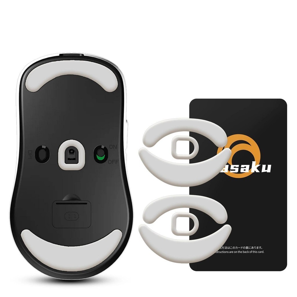 HASAKU Rounded Curved Edges Gaming Mouse Feet สําหรับ Ninjutso Sora V2 ...