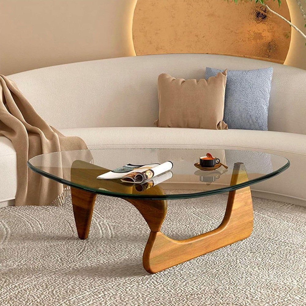 //Fast Shipping//Coffee Tables for Living Room Triangle Glass Coffee ...