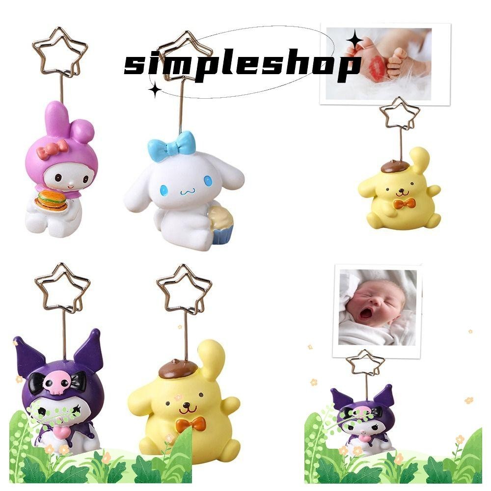 Simple Place Card, Kuromi Melody Cinnamoroll Sanrio Number Name Holders ...