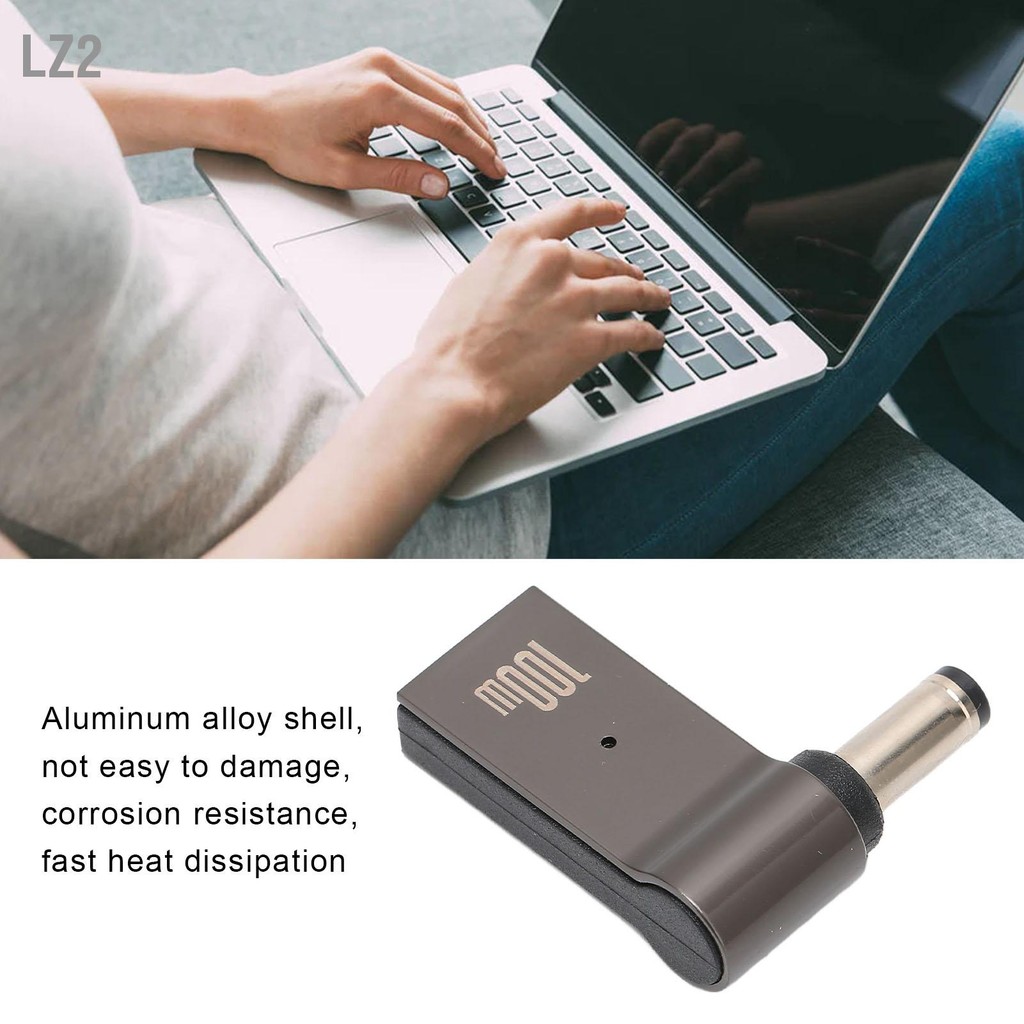 LZ2 PD 100W อะแดปเตอร์ Type C หญิงชายอลูมิเนียมอัลลอยด์แบบพกพาอะแดปเตอร ...