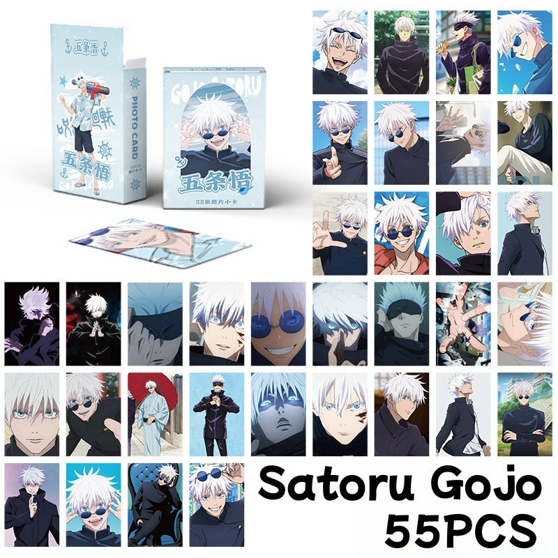 10-92pcs มังงะ Manhwa Jujutsu Kaisen เลเซอร์ Holographic Lomo การ์ด ...