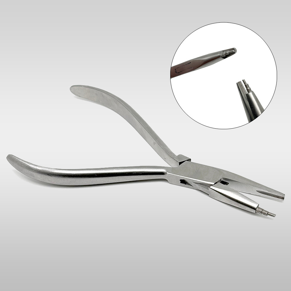 เครื่องมือทันตกรรมคีม Tweed Omega Loop ดัด Forming Plier สแตนเลสลวด ...