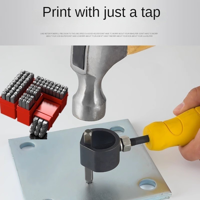 Word Model Steel Seal Number English Letter Steel Rush Numbering Tool ...