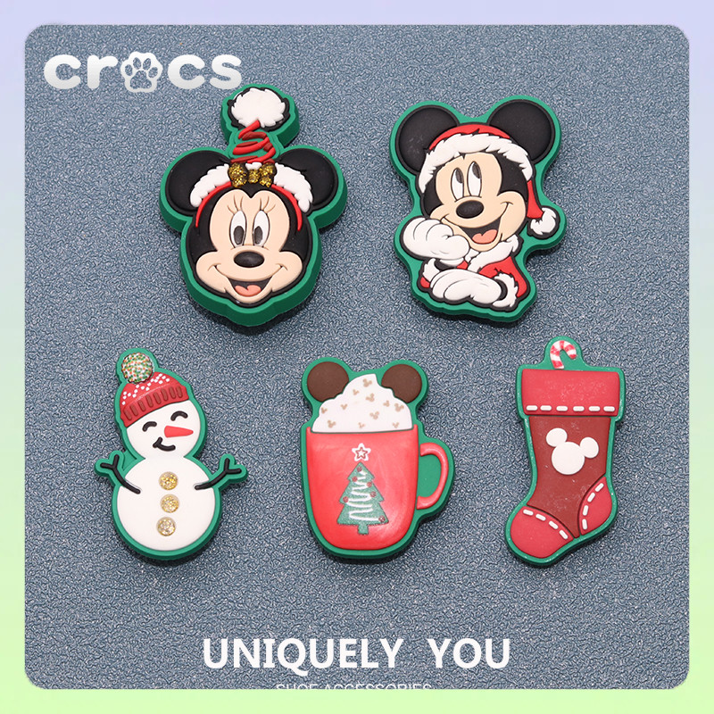 jibbitz crocs Christmas Mickey jibbitz set jibbitz crocs เกาหลี crocs ...