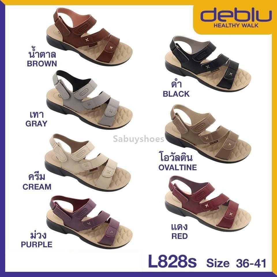 รองเท้าผู้หญิงรัดส้น DEBLU เดอบลู รุ่น L828S | Shopee Thailand