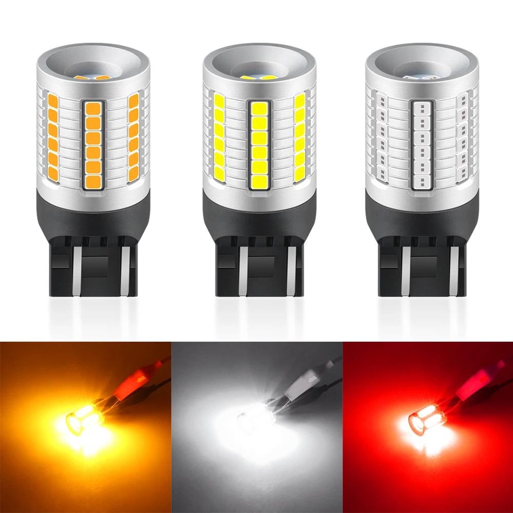 1pc 1156 LED P21W PY21W 1157 BAY15D 7440 7443 WY21W Canbus 3030 45SMD ...