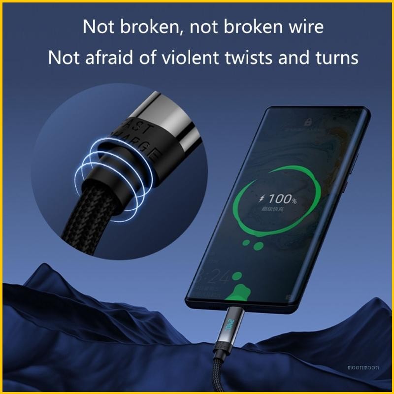 Mommy PD Display USB C ถึง USB C สายชาร์จเร็ว 48V 5A 240W สายชาร์จ ...