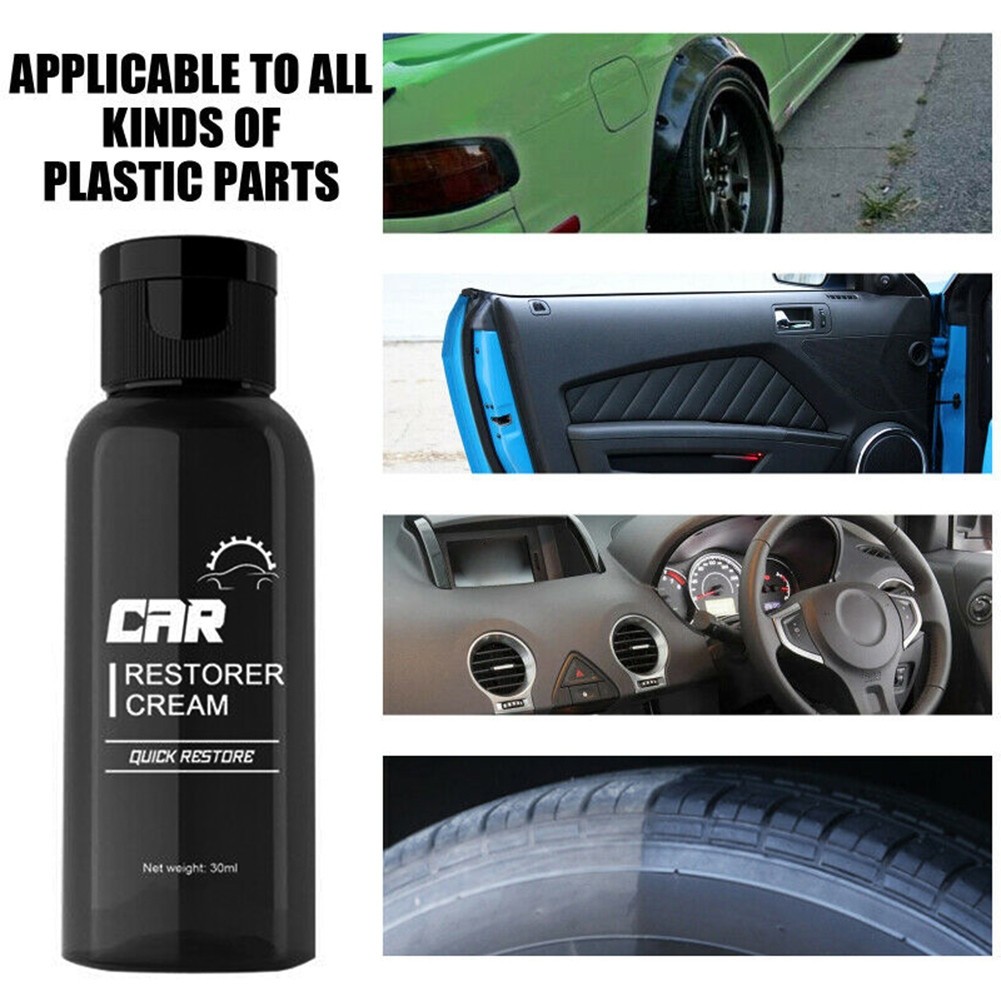 [LSAR] 30ml Auto Leather&Plastic Refurbishment Paste-Car Restorer Cream ...