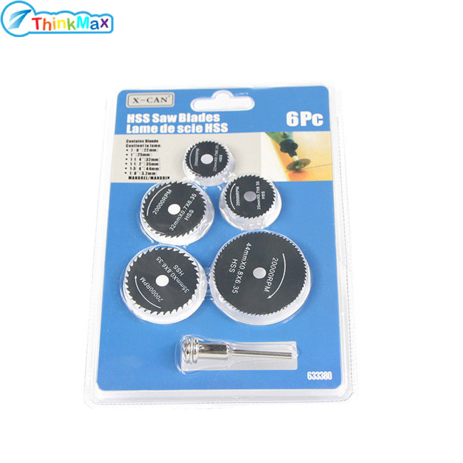 ของแท้100%! 6 ชิ้นเหล็กความเร็วสูง Mini ใบเลื่อยวงเดือน 20000rmp Hss Diy เครื่องมือตัดสําหรับไม้ ...