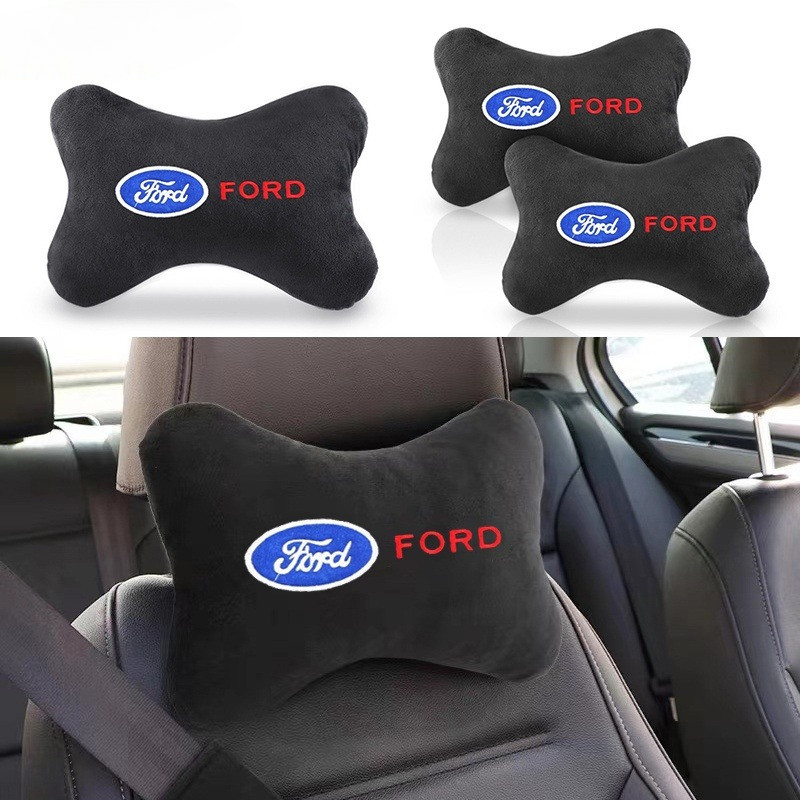 1/2 PCS Ford Car Headrest หมอนรองคอที่นั่งหมอนความปลอดภัย Universal ...