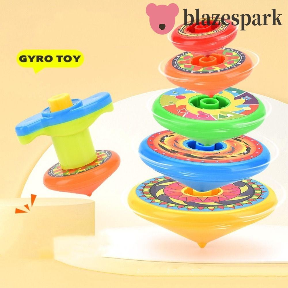 BLAZESPARK Stacked Spinning Top, หมุนของเล่นเดสก์ท็อปเกม Flying Stacking Gyroscopes, ความแปลก ...