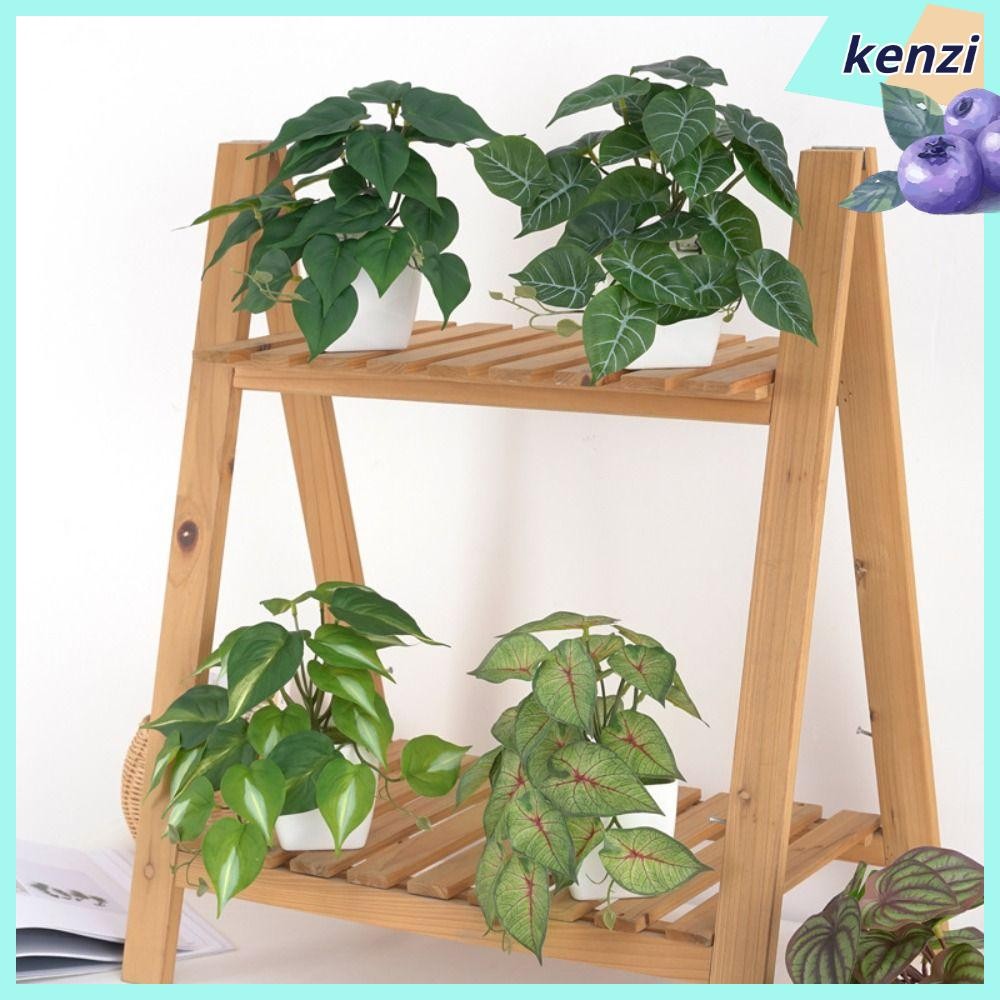 KENZI ใบไม้ประดิษฐ์, Begonia Turtle leaf Ivy Vine Leaf, Trailing แขวน ...
