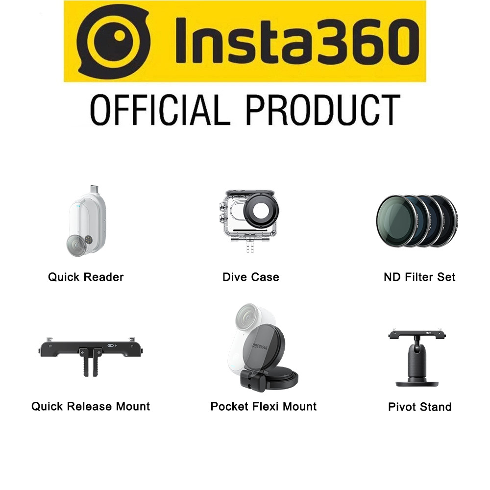 Insta360 GO 3/GO 3S อุปกรณ์เสริม-Insta360 GO 3 กระเป๋า Flexi Mount ...