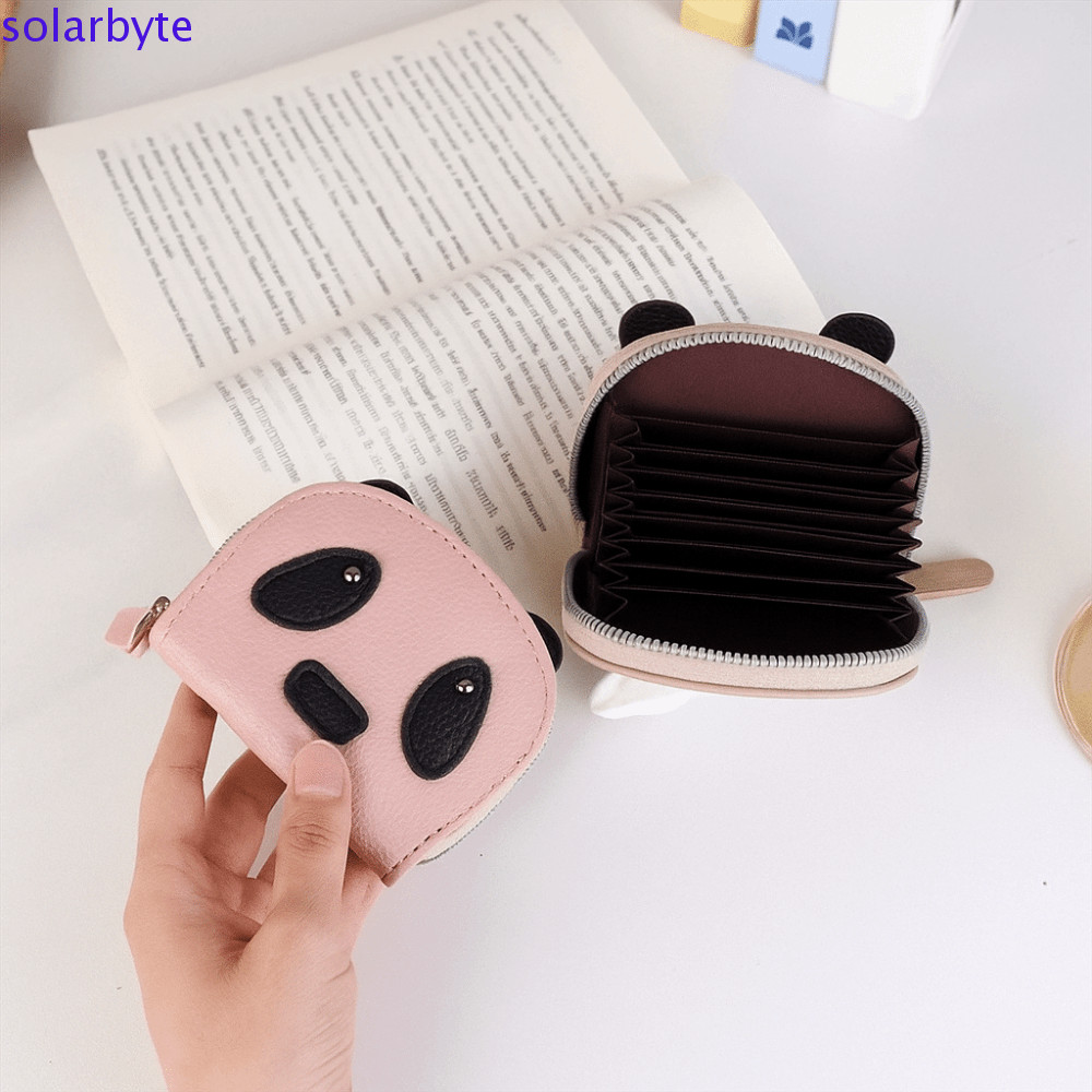 SOLARBYTE กระเป๋าใส่เหรียญหนัง PU กับช่องใส่การ์ดหลายช่อง ออกแบบสไตล์เกาหลีสำหรับคลัทช์ผู้หญิง ...